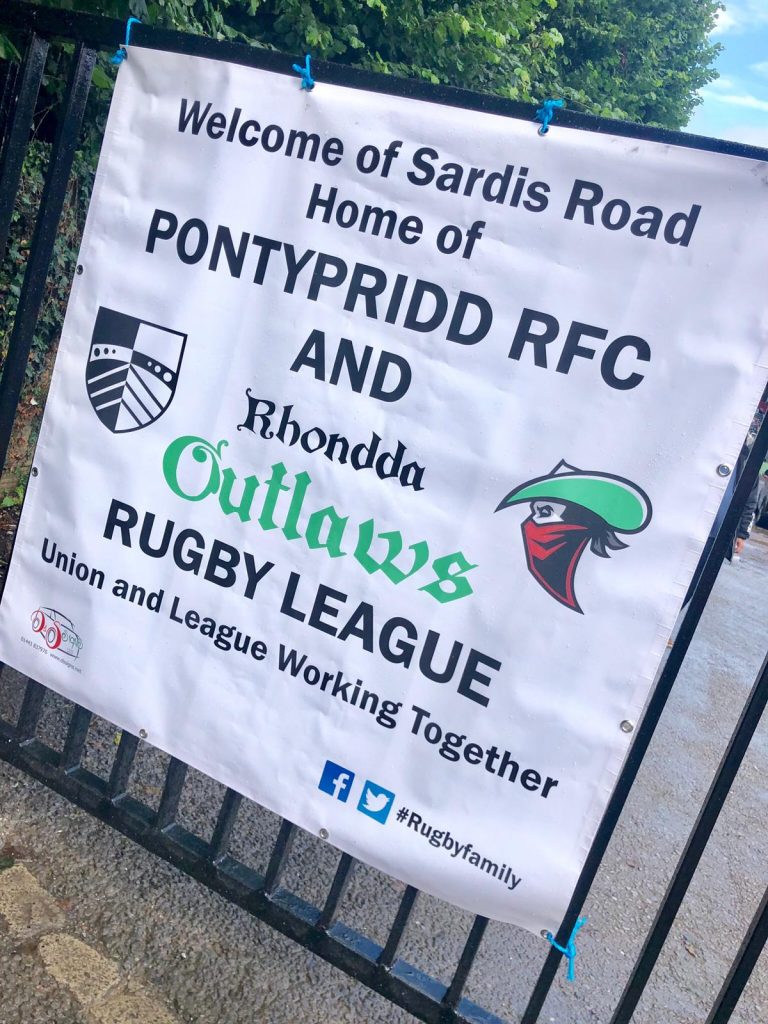 Wales Rugby League thanks Rhondda Outlaws and Pontypridd RFC for ...